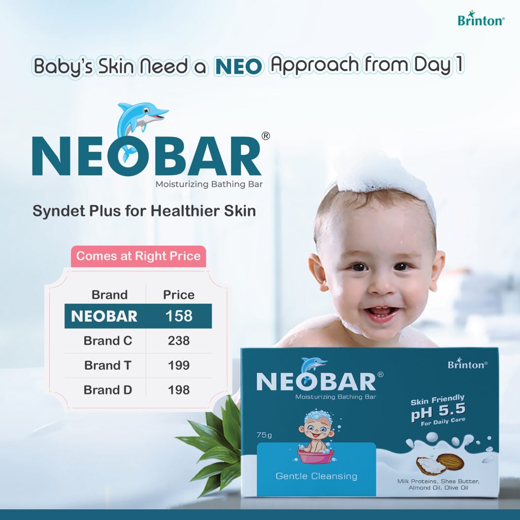 Buy Brinton NEOBAR Baby Soap for Dermatological (Baby care)